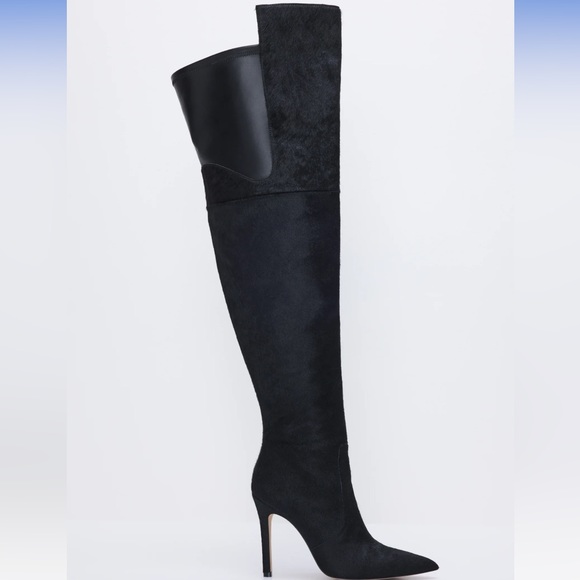 Good American | Shoes | Good American Emma Boot Size 75 Extra Wide ...